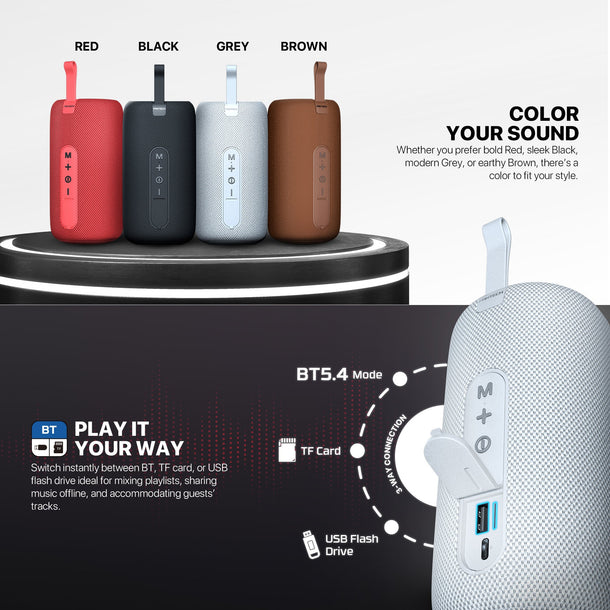 FANTECH BS159 True Wireless RMS Speaker TWS Deep Bass 10W 57mm Driver ...