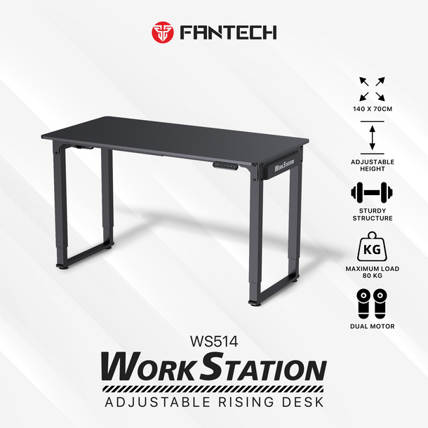 FANTECH WORKSTATION WS514 ADJUSTABLE RISING GAMING DESK – Fantech Jordan